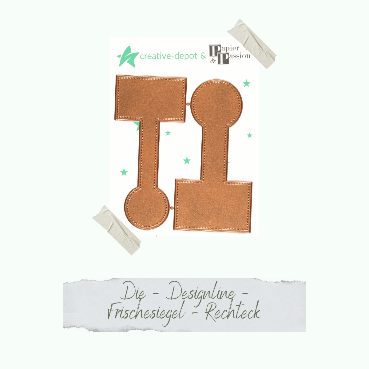 Stanze - Designline - Frischesiegel - Set Fähnchen